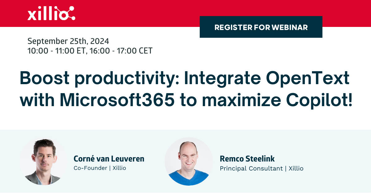Boost Productivity: Integrate OpenText and Microsoft365 with Copilot